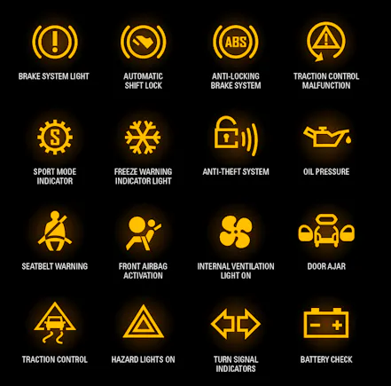 Car Warning Lights and Meanings